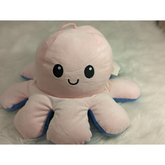 Teeturtle | Toys | Reversible Plushie Octopus Pink Blue Toy For ...